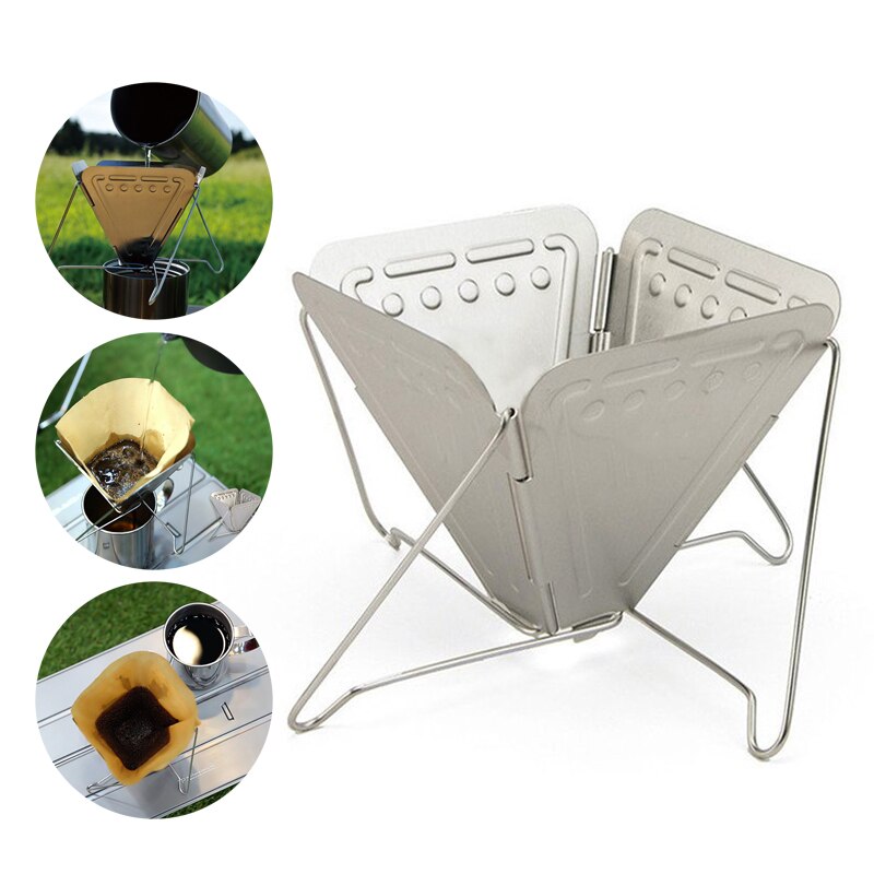 Herbruikbare Koffie Drip Filter Cup Rvs Houder Met... – Vicedeal