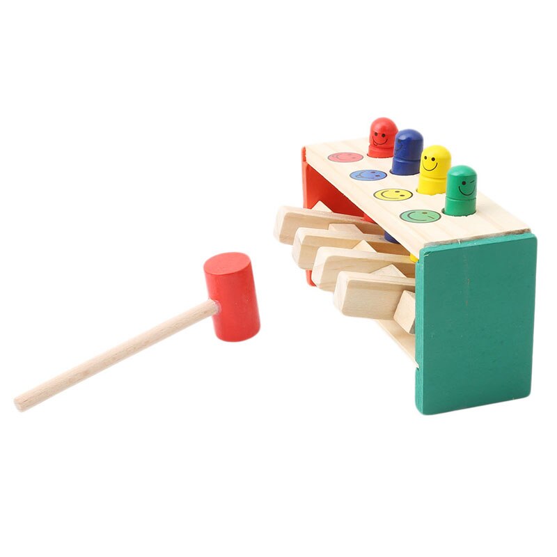 Baby Wooden Hammer Toys +Stick Hammer Box Toddlers... – Vicedeal