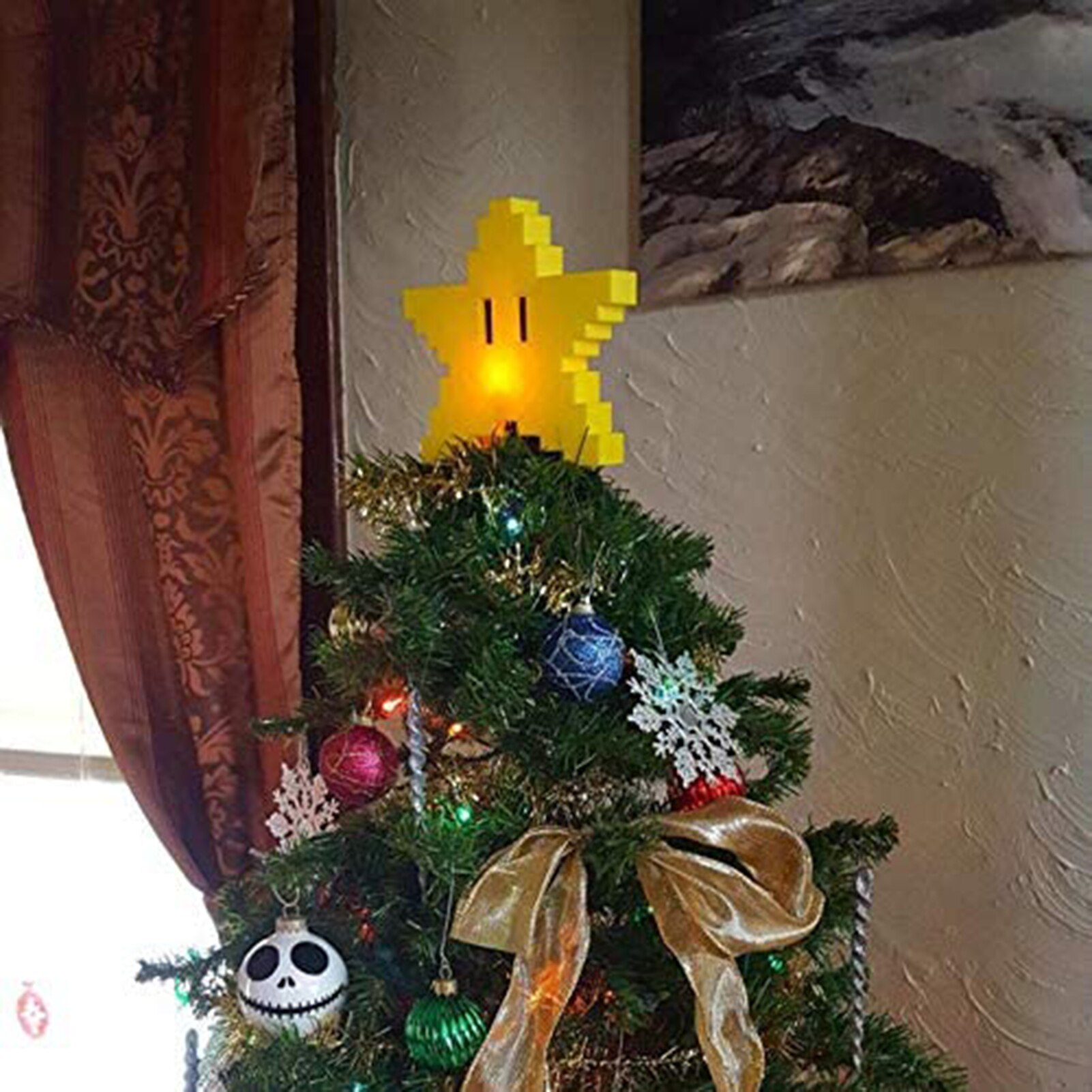 3D Christmas Tree Topper Star Shape Christmas Tree... – Vicedeal