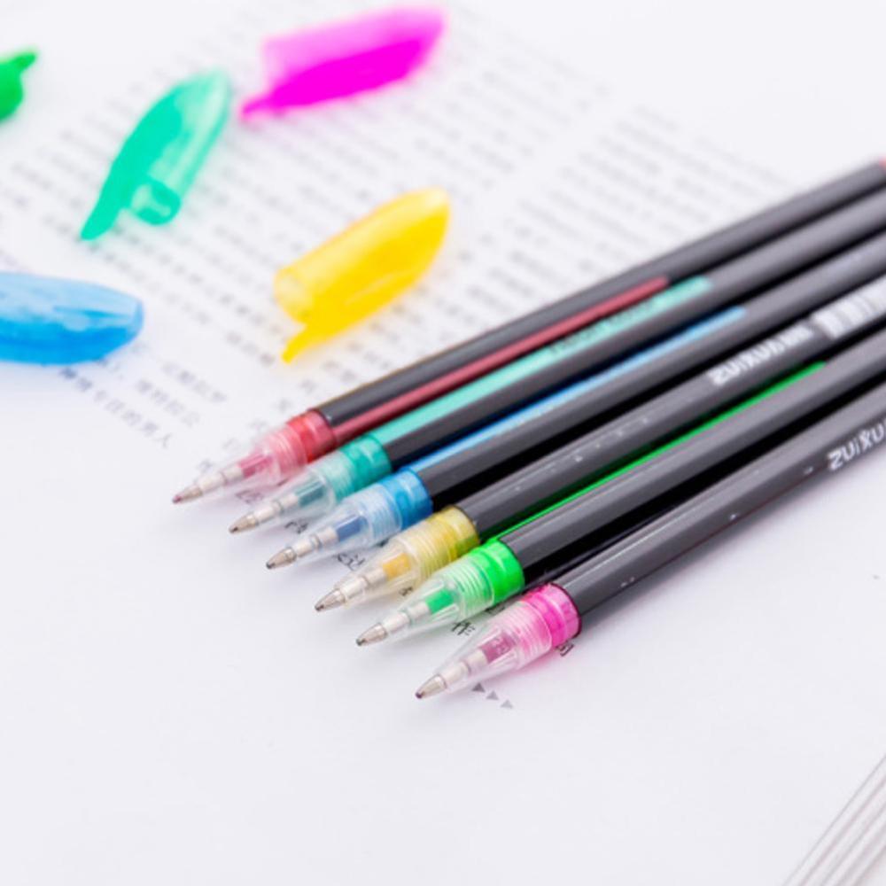 12/16 Color Gel Pen Highlighter Crayon Pastel Brig... – Grandado