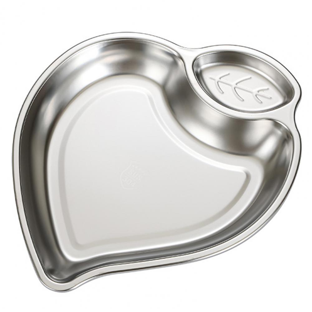 Thickened Split Snack Plate 304 Stainless Steel Di... – Grandado
