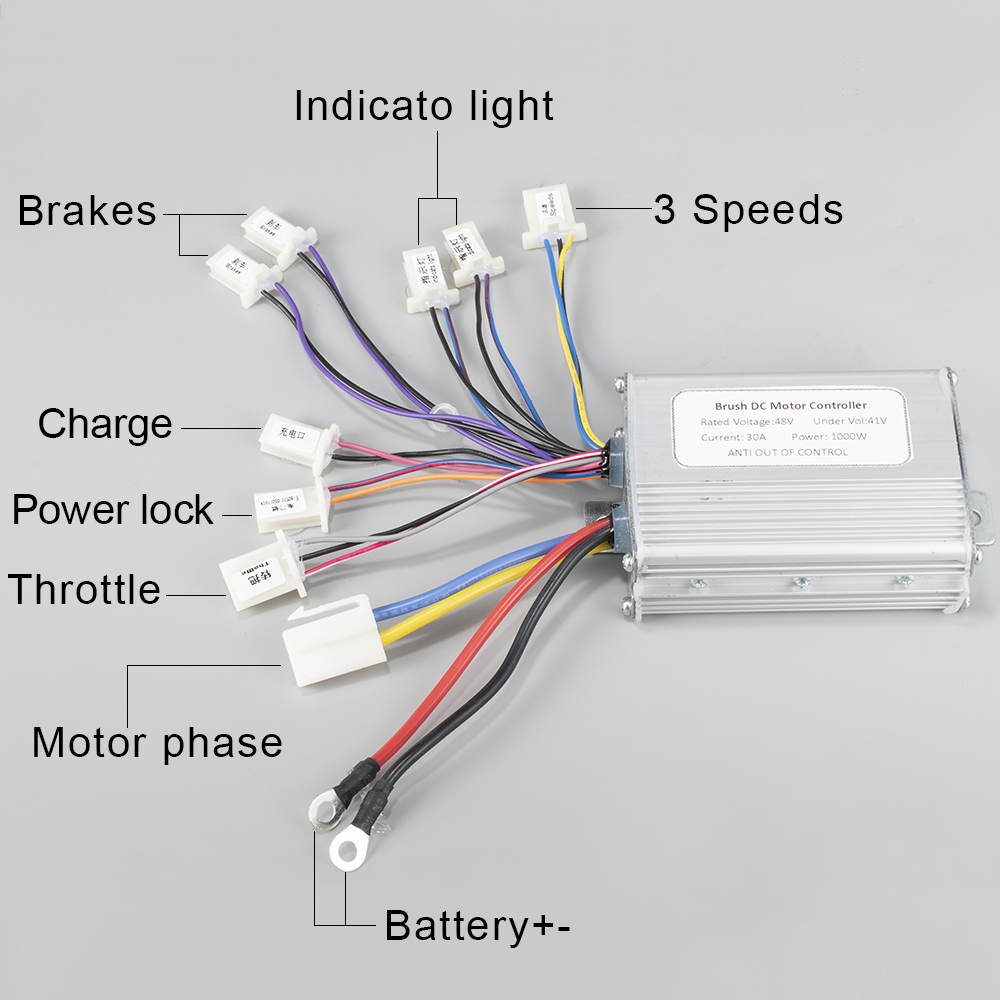 Børstet controller kr31f 500w 800w 1000w dc hasti... – Vicedeal