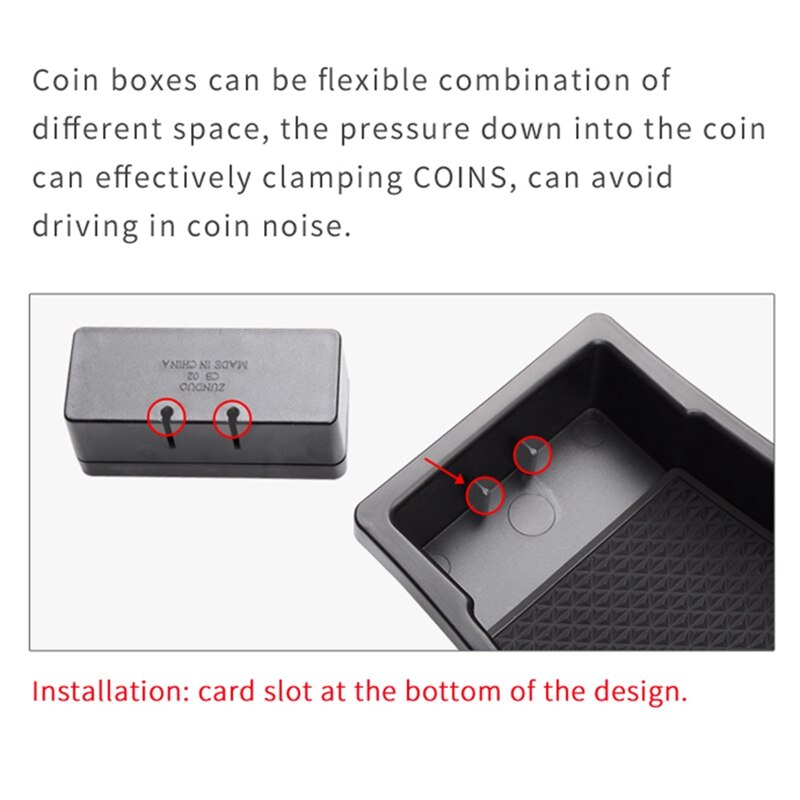 Car Central Console Box Storage for Toyota PRIUS 3... – Vicedeal