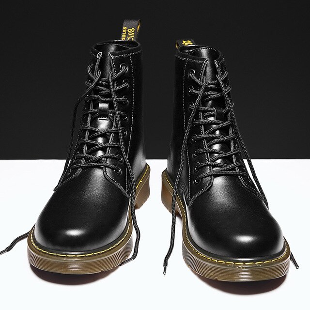 Classic Leather Mid-Thigh Boots for Both Men and W... – Vicedeal