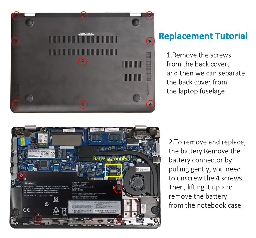 KingSener 01AV436 01AV435 Laptop Battery for Lenov... – Vicedeal