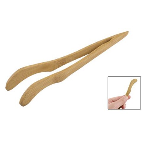 Wood Color Bamboo Chinese Kongfu Tea Tong Tweezers... – Grandado