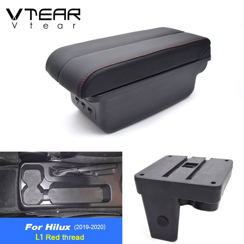 Vtear For Toyota Hilux Armrest Interior Center Con... – Grandado