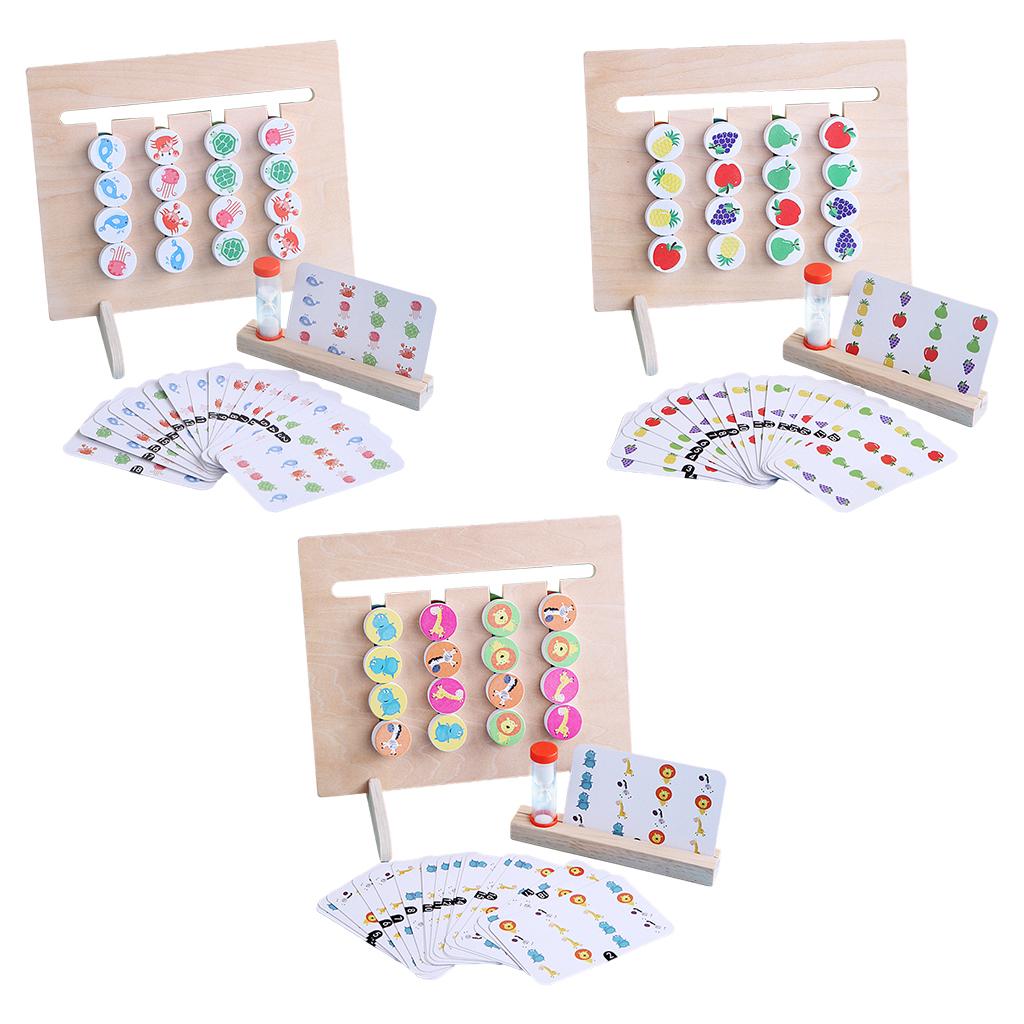 Wood Color Shape Sorting Matching Game Educational... – Vicedeal