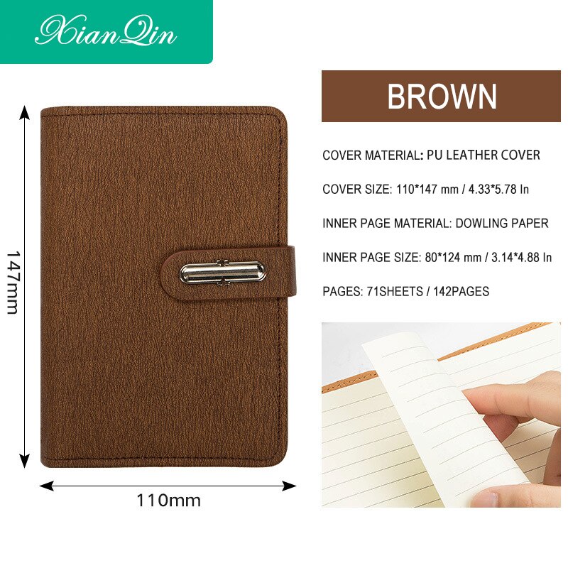 A7 Losbladige Notepad Draagbare Pu Notebook Eenvou... – Grandado