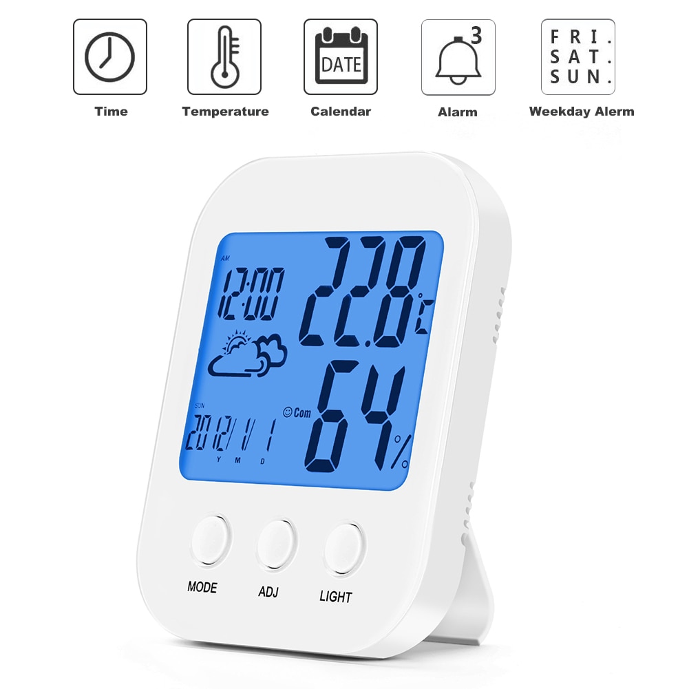 Home Indoor Digital Clock Baby Room Thermometer Hy... – Vicedeal