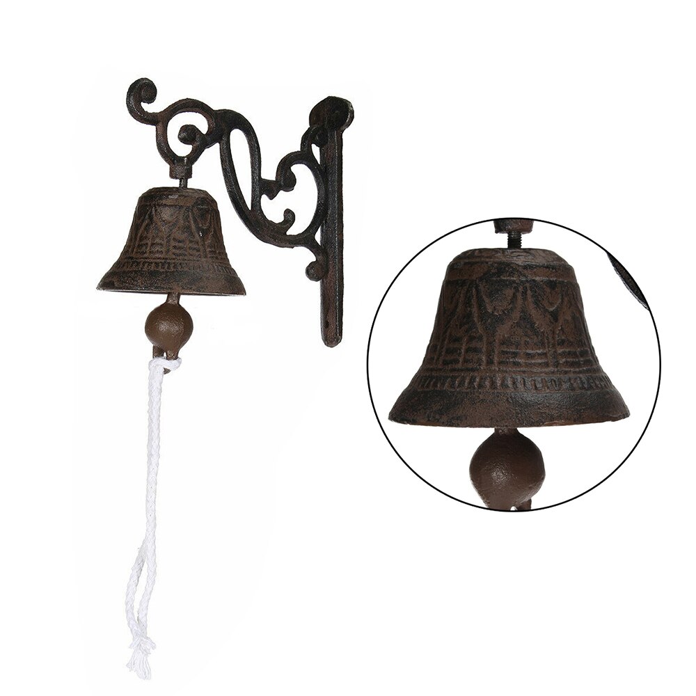 Vintage Antique Cast Iron Door Wall Bell Chime Wal... – Grandado