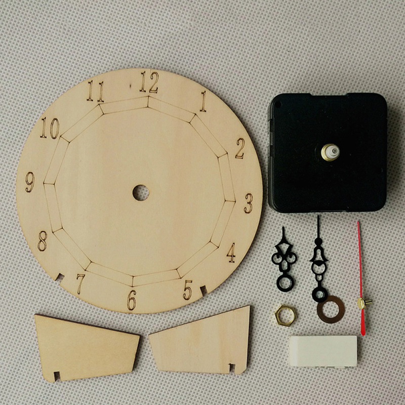 1set Wooden Clock Material Packaging DIY Handmade ... – Grandado