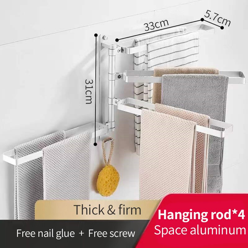 Swivel Handdoek Bars Draaibare Handdoekenrek Hange... – Grandado