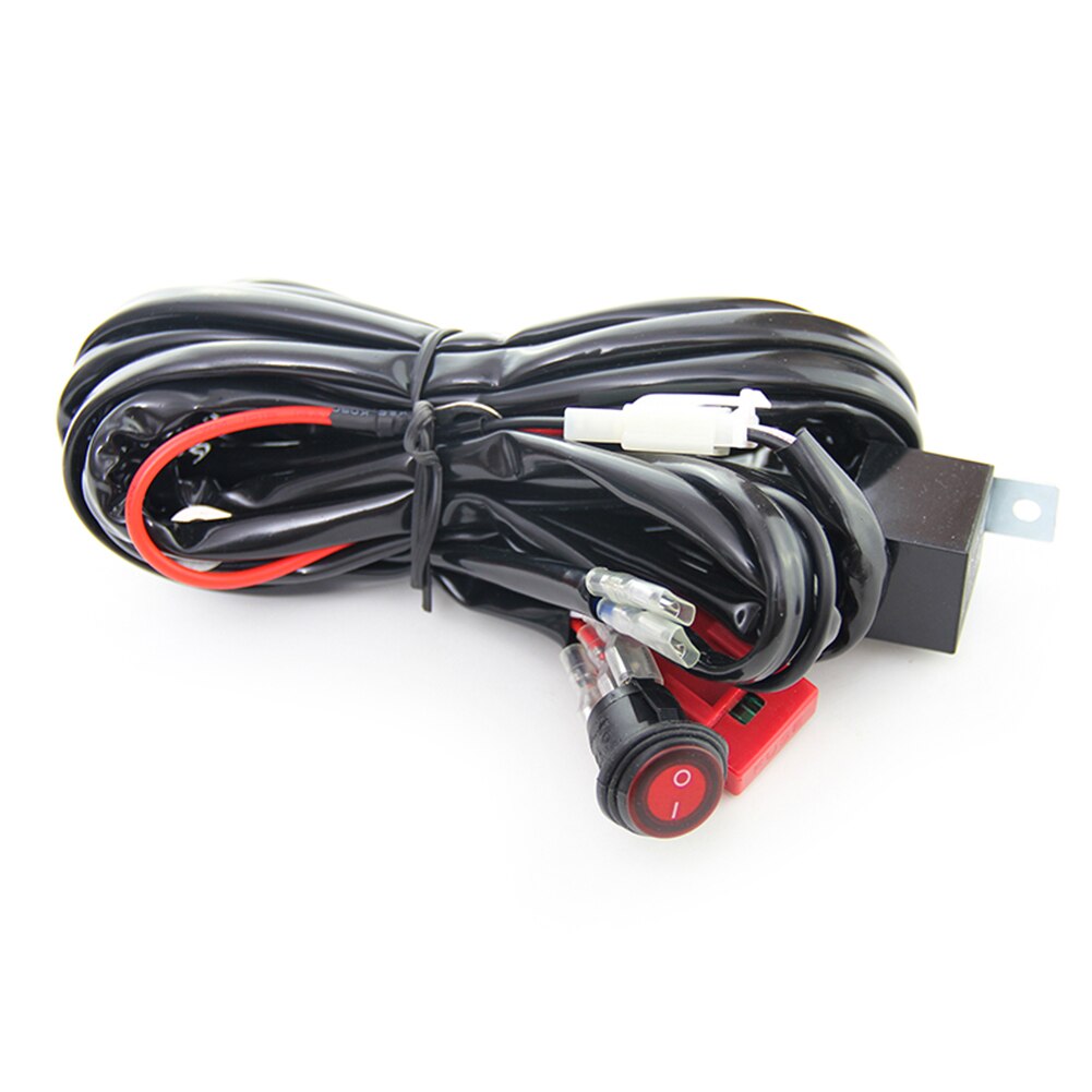 12V 40A Relay Wiring Harness Work Fog Light Bar Ki... – Grandado
