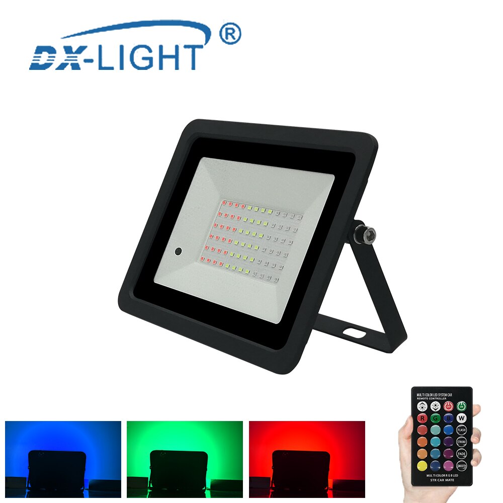 110 V/220 V Led Rgb Schijnwerper 20W 30W 50W 100W ... – Grandado