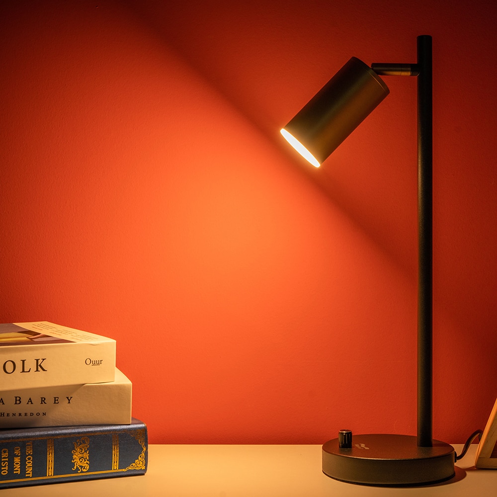 Postmodern Brass Bedroom Table Lamp LED Study Desk... – Grandado