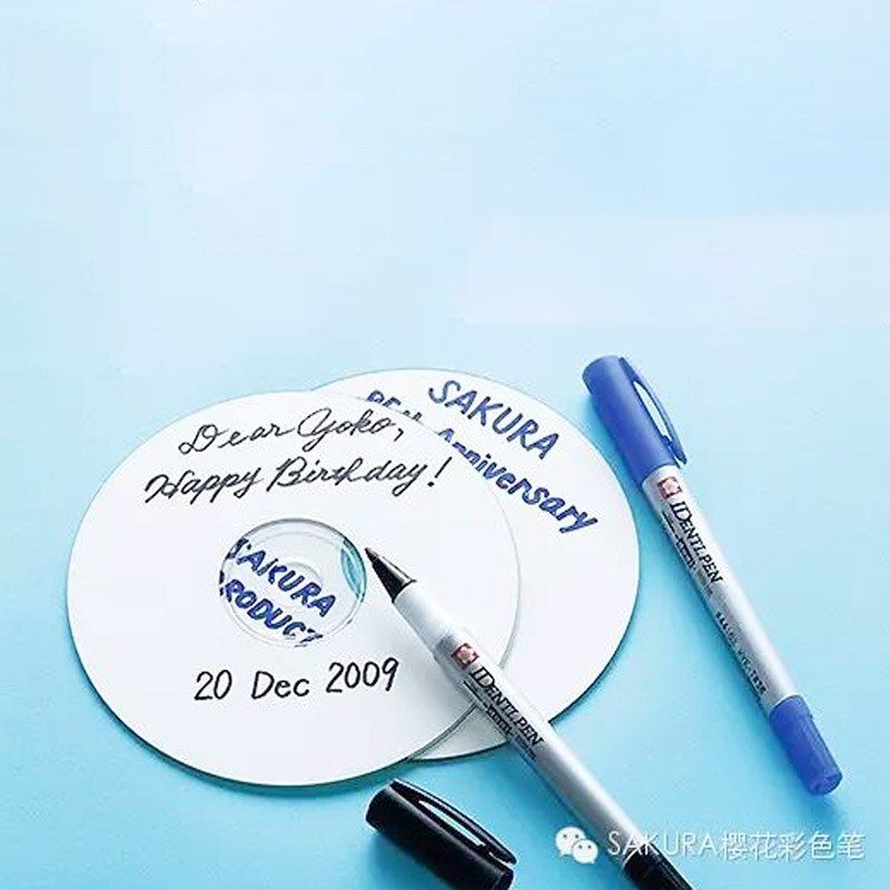 1pc Japan SAKURA Oily Double-nib Marker Waterproof... – Grandado