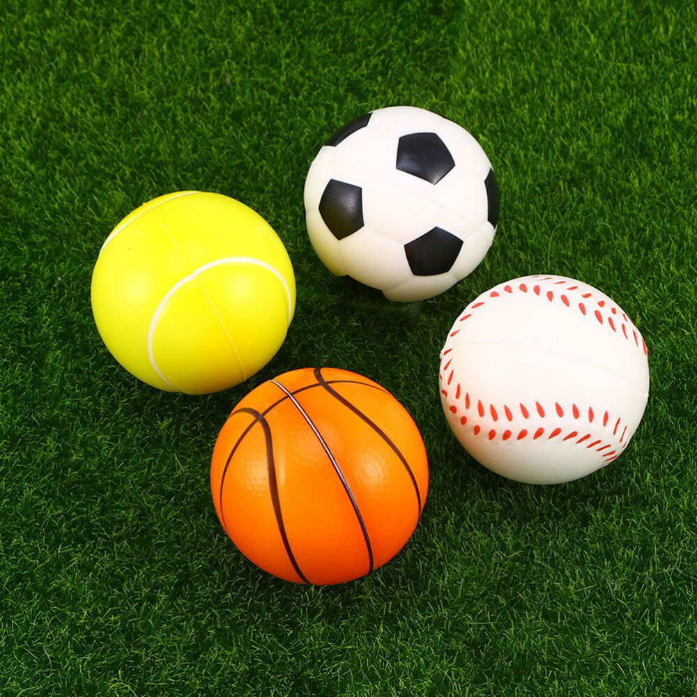 10pcs Bouncy Ball PU Sponge Bouncy Ball Pressure R... – Grandado