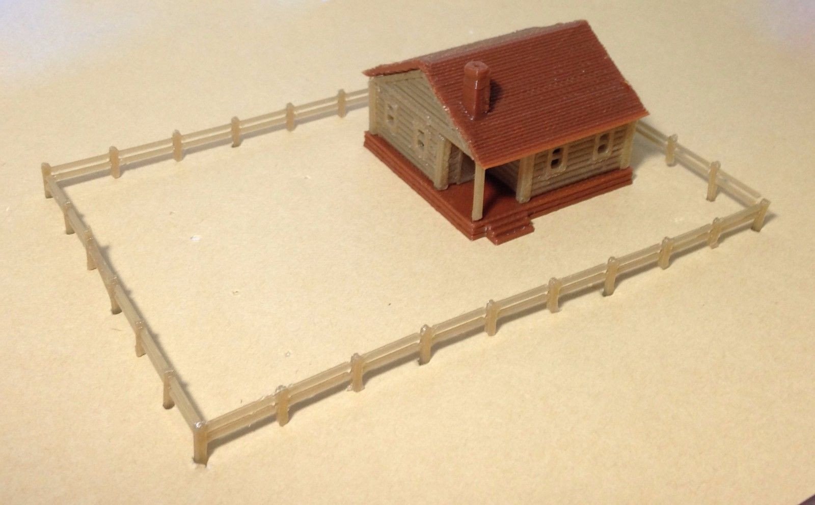 Outland Models Country Cottage House with Fencings... – Grandado