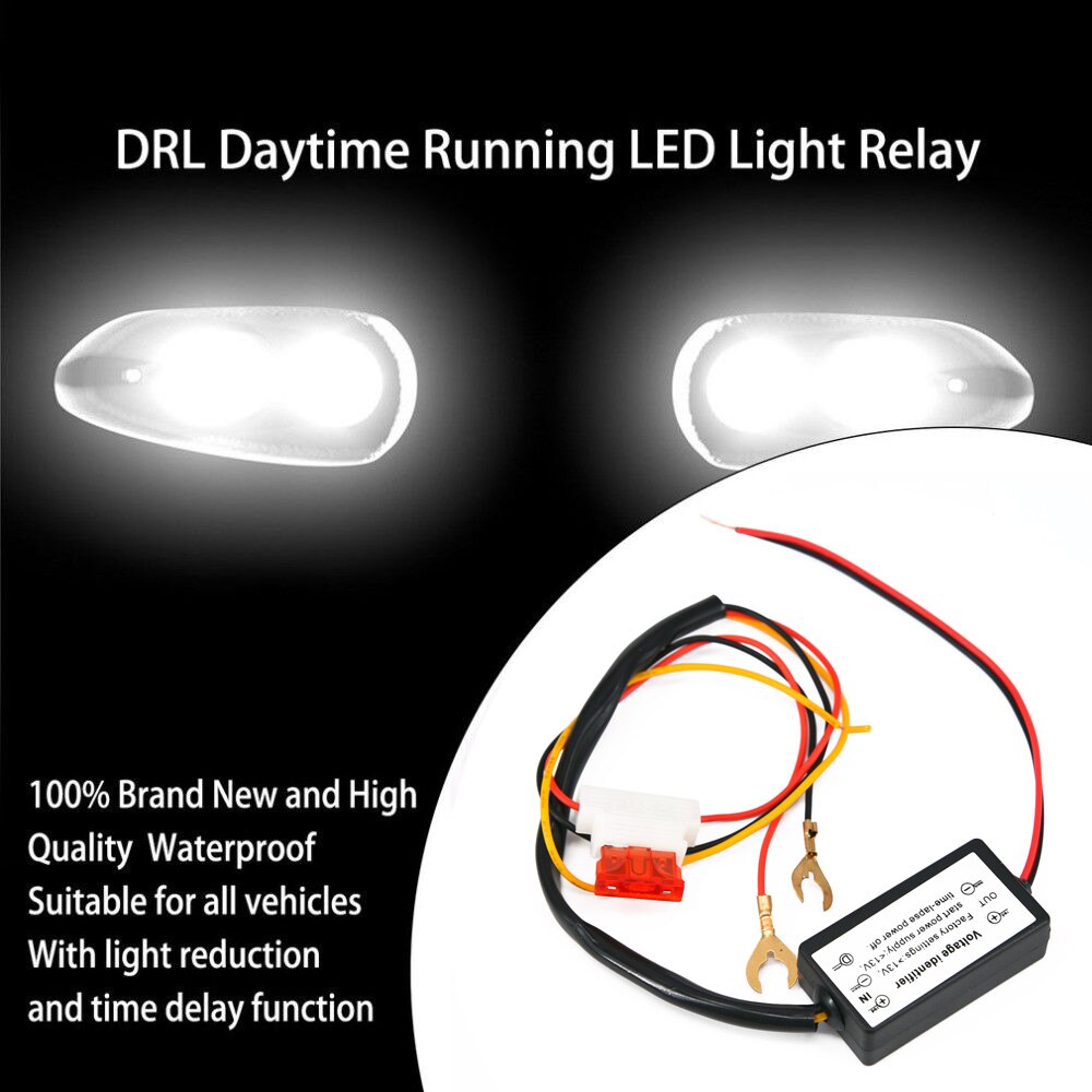 Car Auto LED Daytime Running Light DRL Controller ... – Vicedeal