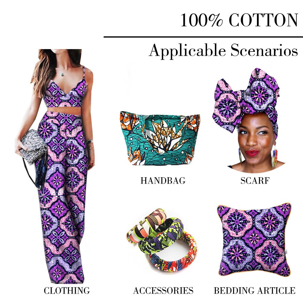 African Traditional Style Ankara Real Wax Print Co... – Grandado