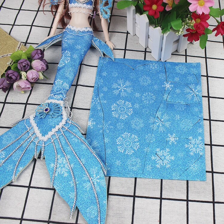 Paragraph 30CM Mermaid Baby a Set of Tail Material... – Grandado