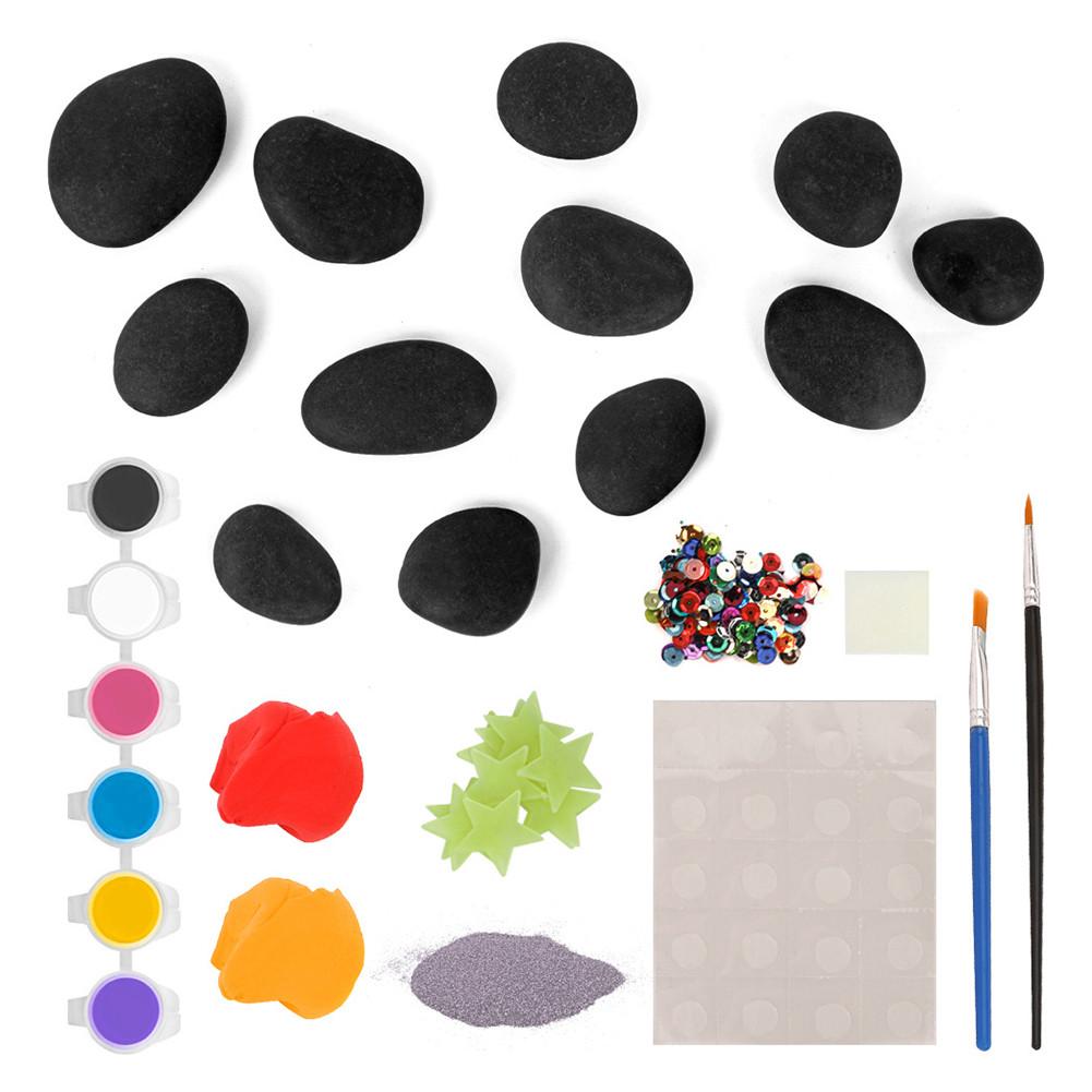 1 Set Rock Painting Kit Arts Crafts DIY Fun Educat... – Grandado