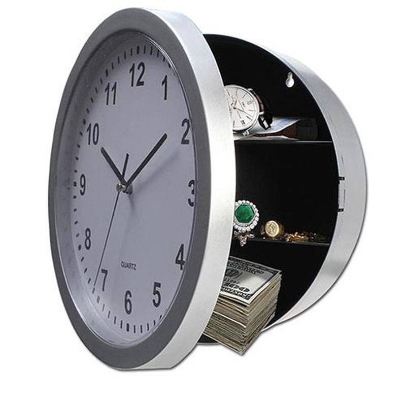 Original Clock Safe Jewelry Storage Box Clock Mult... – Grandado