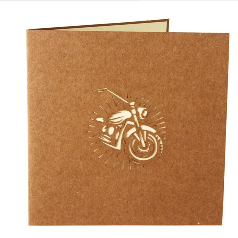 3D Pop Up Greeting Cards Motorcycle Birthday Easte... – Grandado
