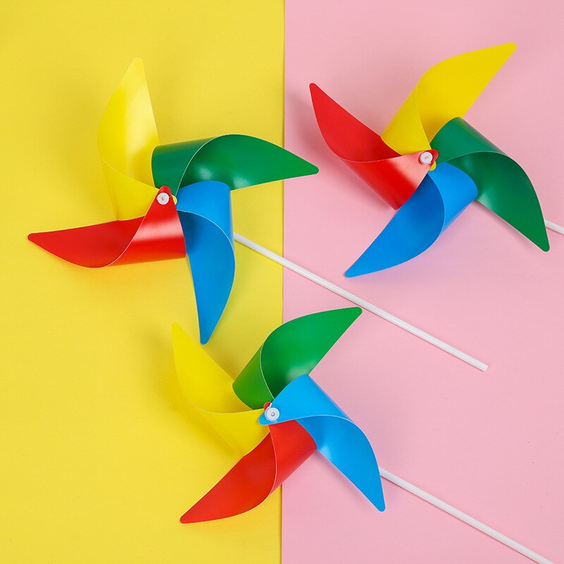 10PCS Colorful Pinwheel Windmill Wind Spinner Gard... – Grandado