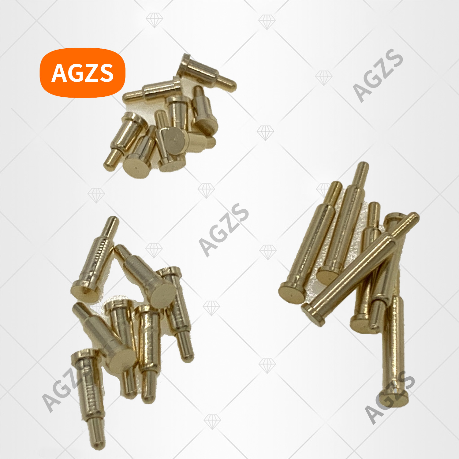 5pcs Spring Loaded Connectors pogo pin gold-plated... – Vicedeal