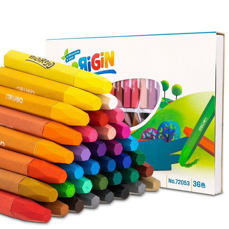 36 Colors Crayons Colored Oil Pastel Set Crayons N... – Grandado