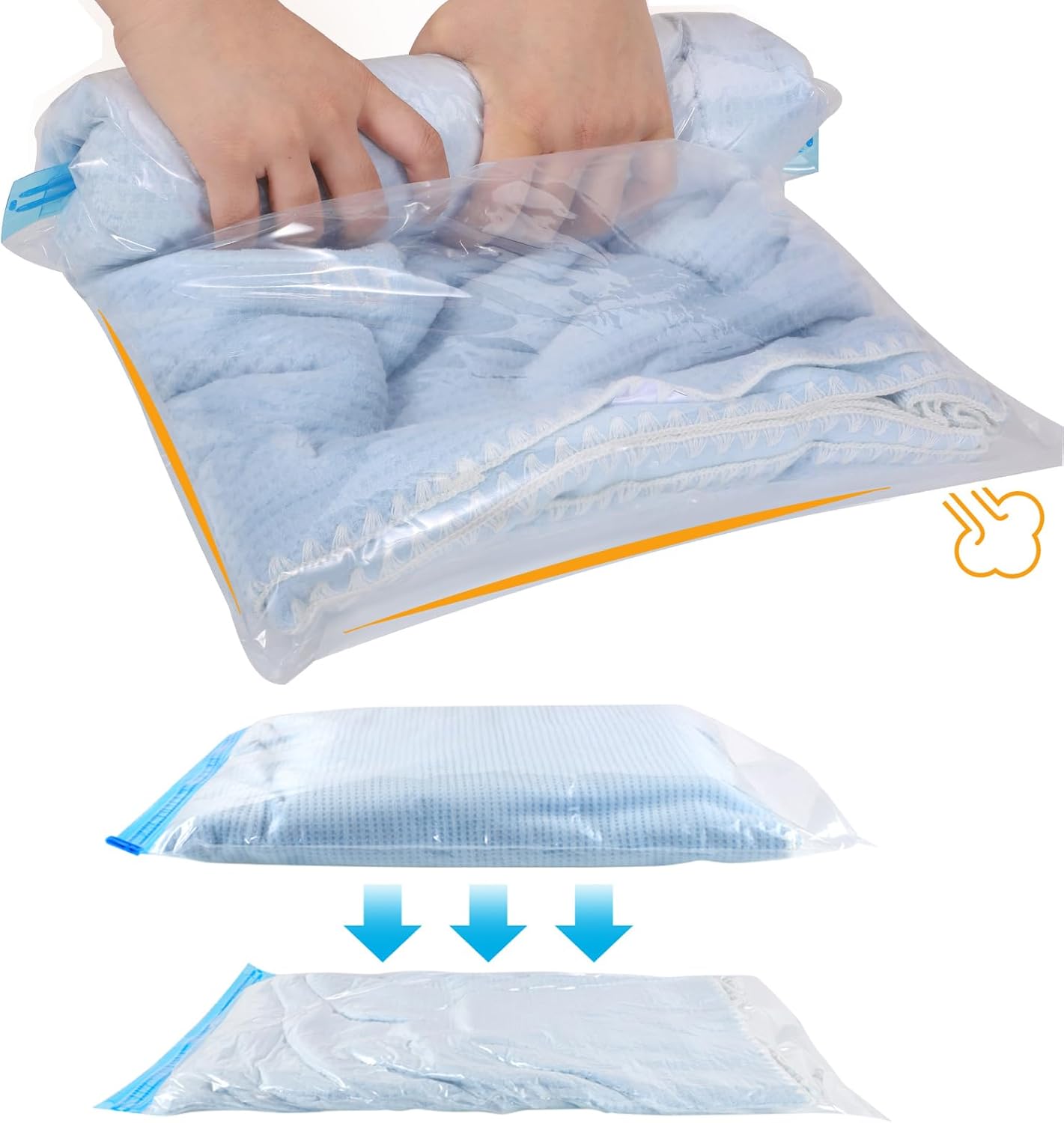 6PCS Compression Bags for Travel, Space Saving Bag... – Vicedeal