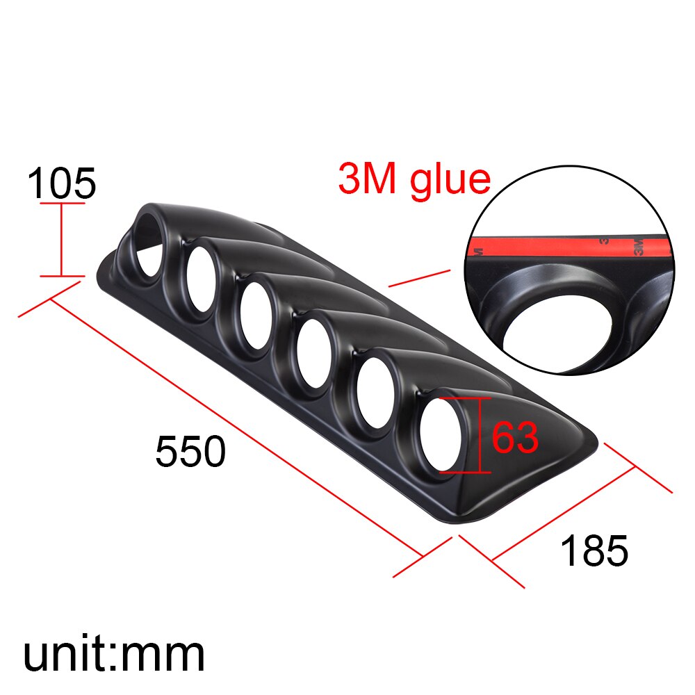 2.5inch 60mm Car Gauge Pod 6 Hole Gauge Mount Hold... – Grandado