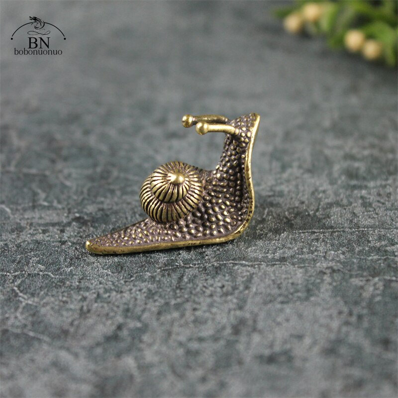 Personality Retro Pure Copper Mini Snail Statue Or... – Grandado