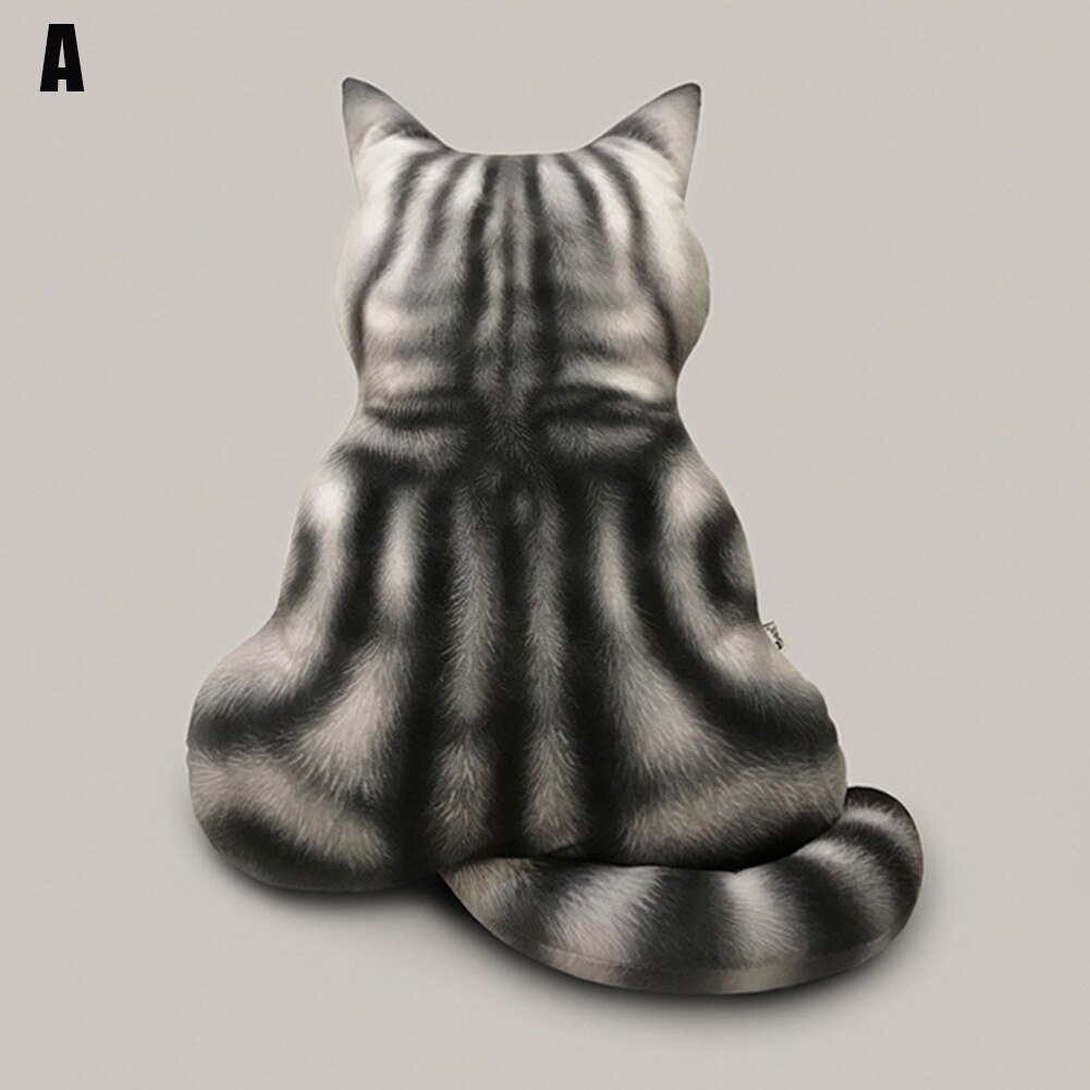 Cozy Cats Silhouette Pillow Short Plush PP Cotton ... – Grandado