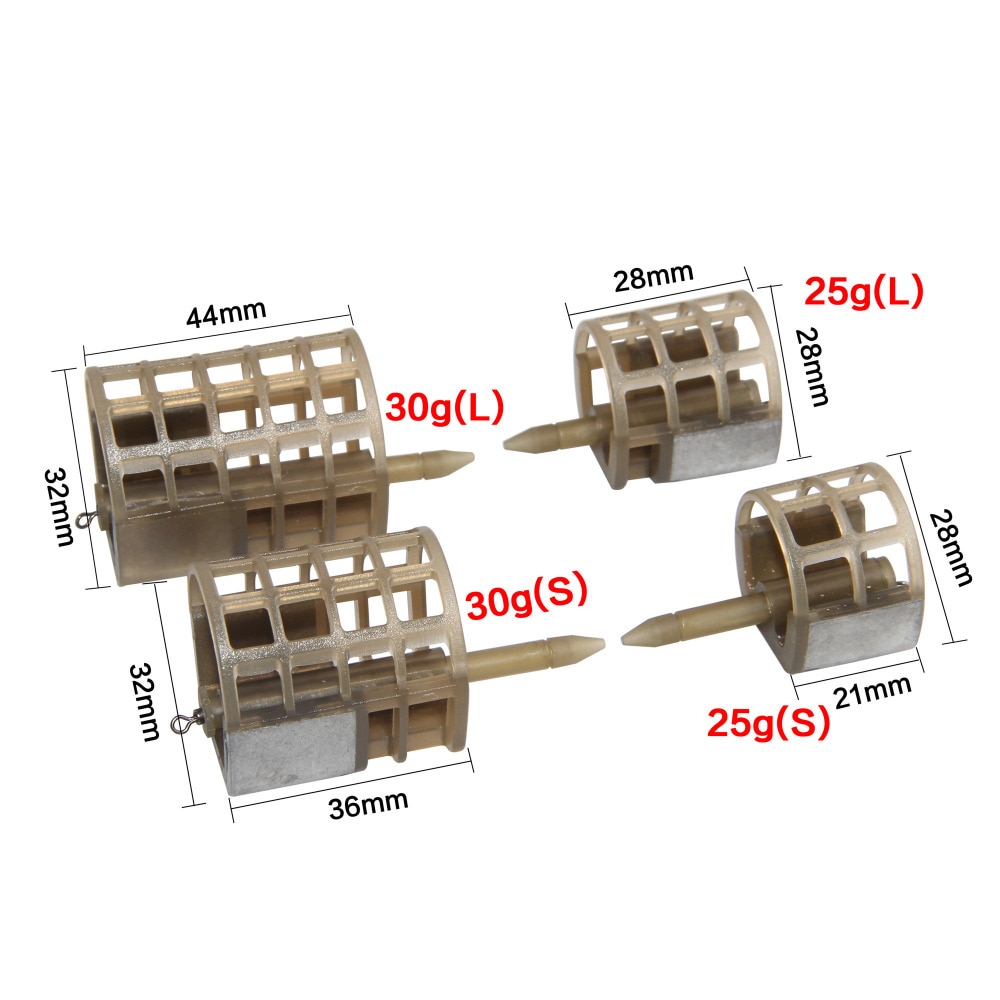 EASY CATCH 5pcs 25g 30g carp Fishing Feeder tackle... – Vicedeal