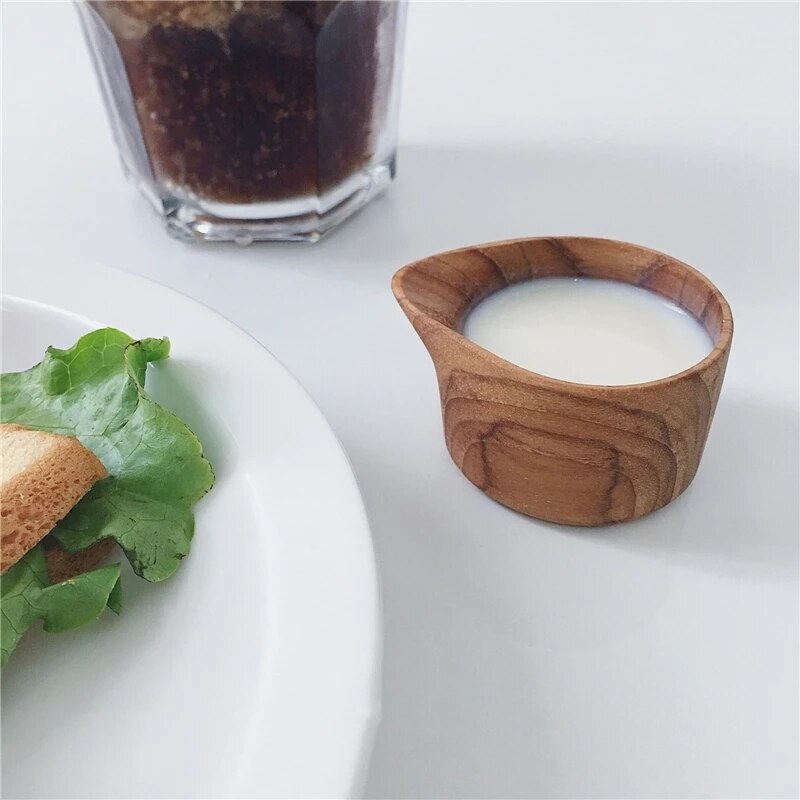 Coffee Tea milk Mug Beer Water Bottle Cup Teak Woo... – Grandado