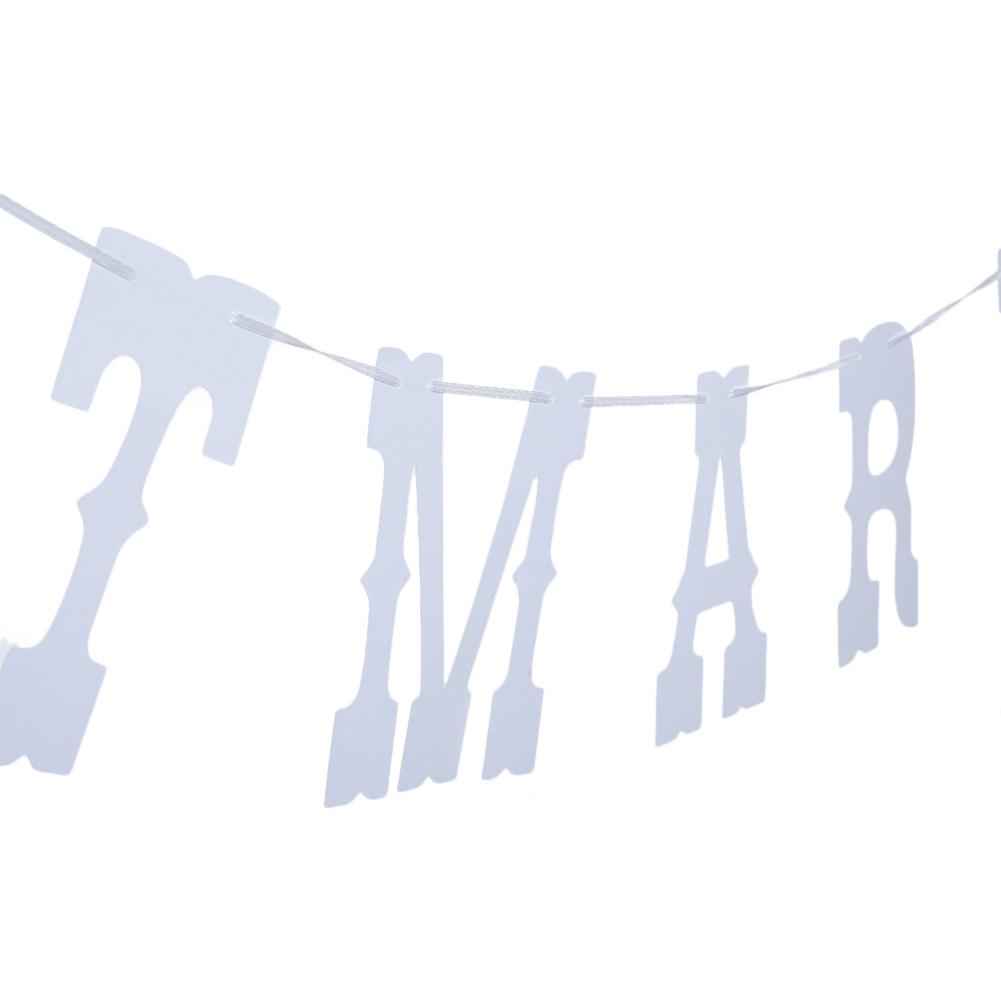 Hotsale Just Married Paperboard Banner Wedding Dec... – Grandado