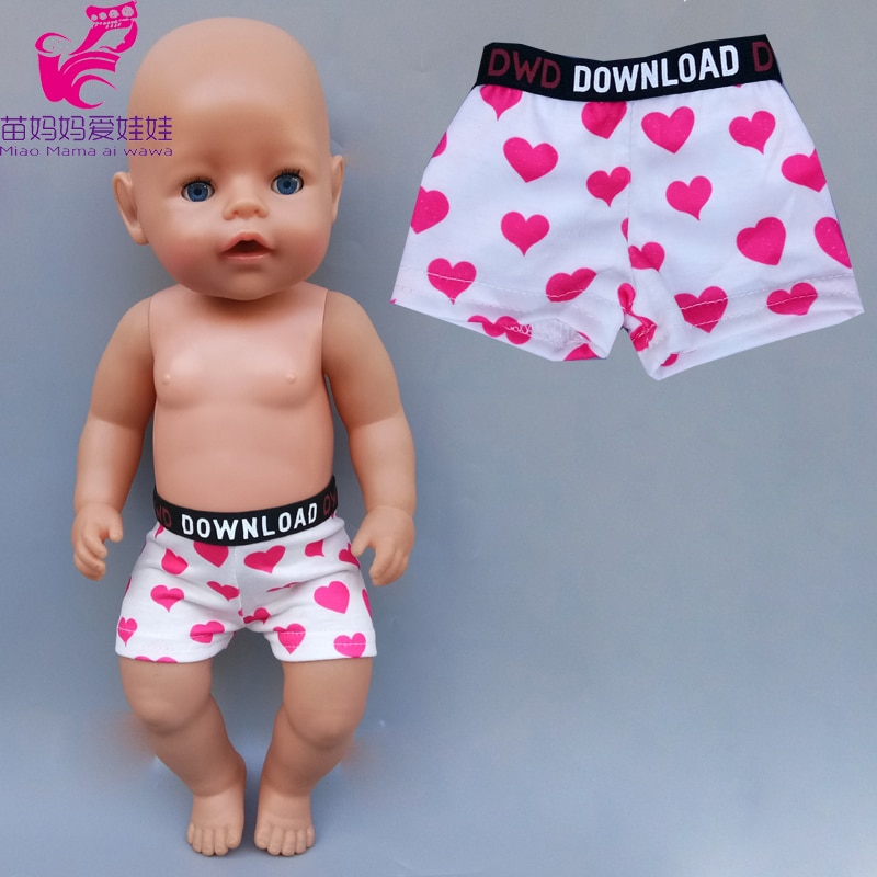 43cm baby born doll cotton short pants 18 inch gir... – Vicedeal