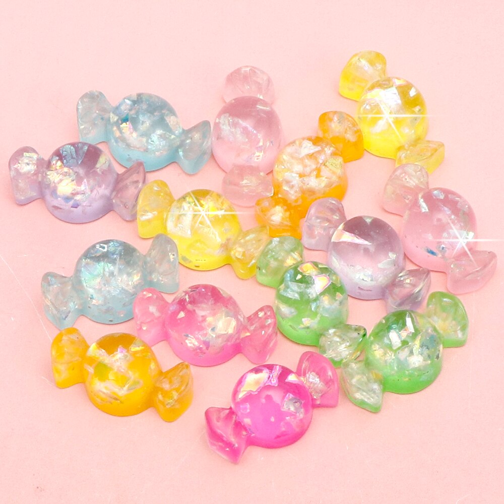 10 PCS Resin Candy Scrapbook DIY Artwork Mobile Sh... – Grandado