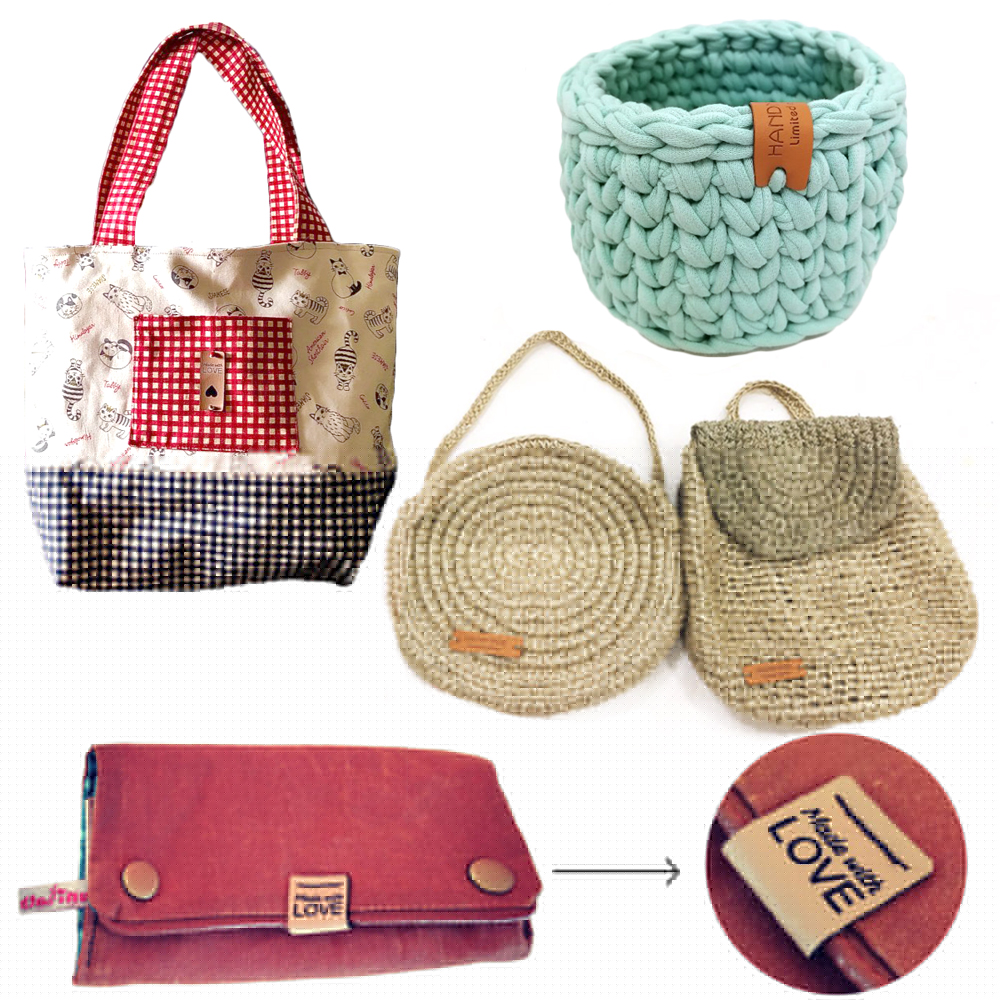 20pcs Handmade with Love Labels for Clothing Yarn ... – Grandado