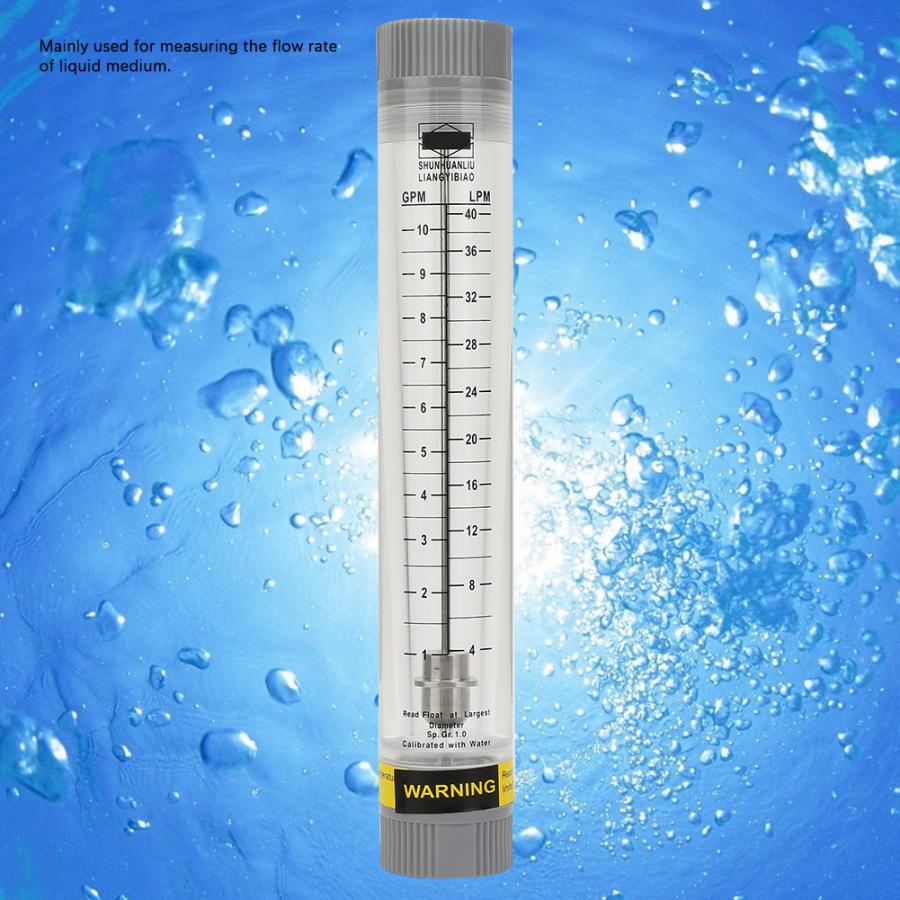Liquid Flow Meter LZM-20G 1-10GPM Acrylic Plexigla... – Grandado