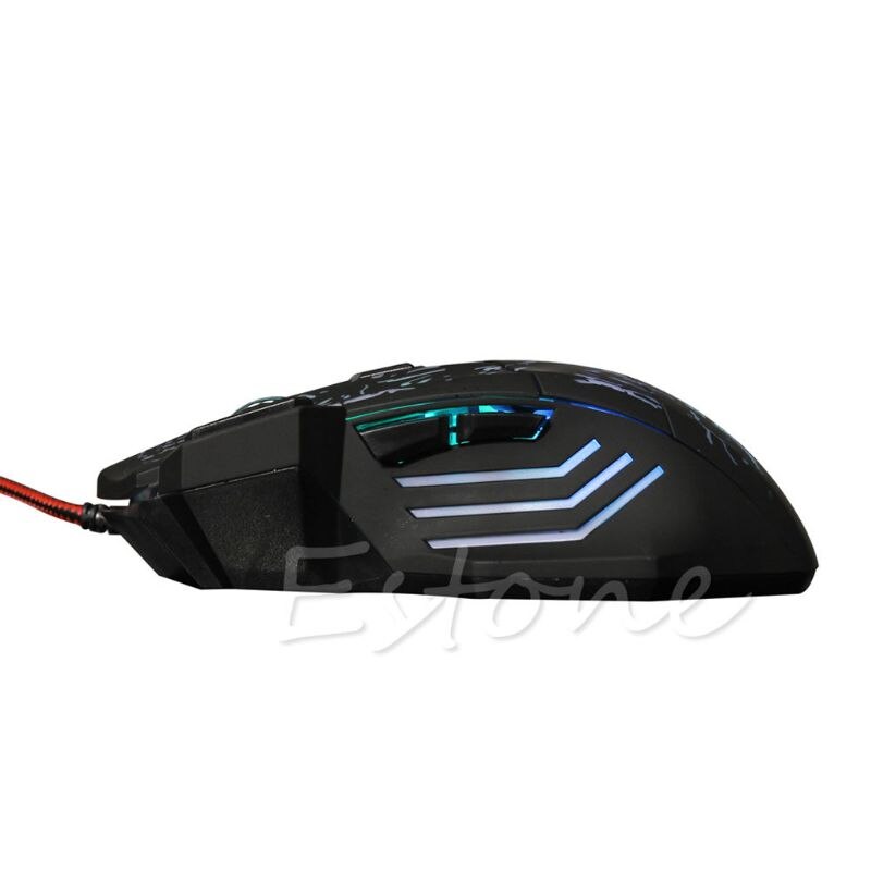 UK LED Optical 5500 DPI 7 Button USB Wired Gaming ... – Vicedeal UK LED Optical 5500 DPI 7 Button USB Wired Gaming ... – Vicedeal