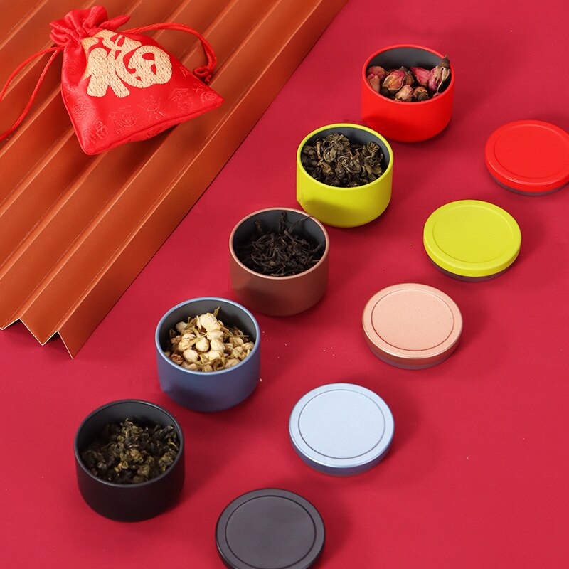 Trumpet Black Tea Small Tea Cans Tin Box Portable ... – Grandado