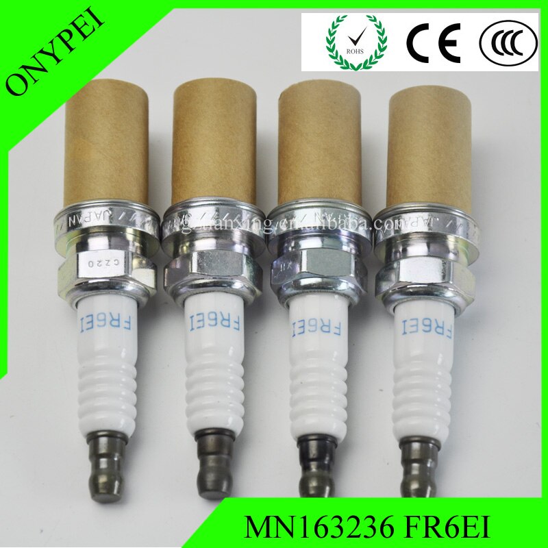 4 stks/partij FR6EI MN163236 Bougies Voor Mitsubis... – Vicedeal