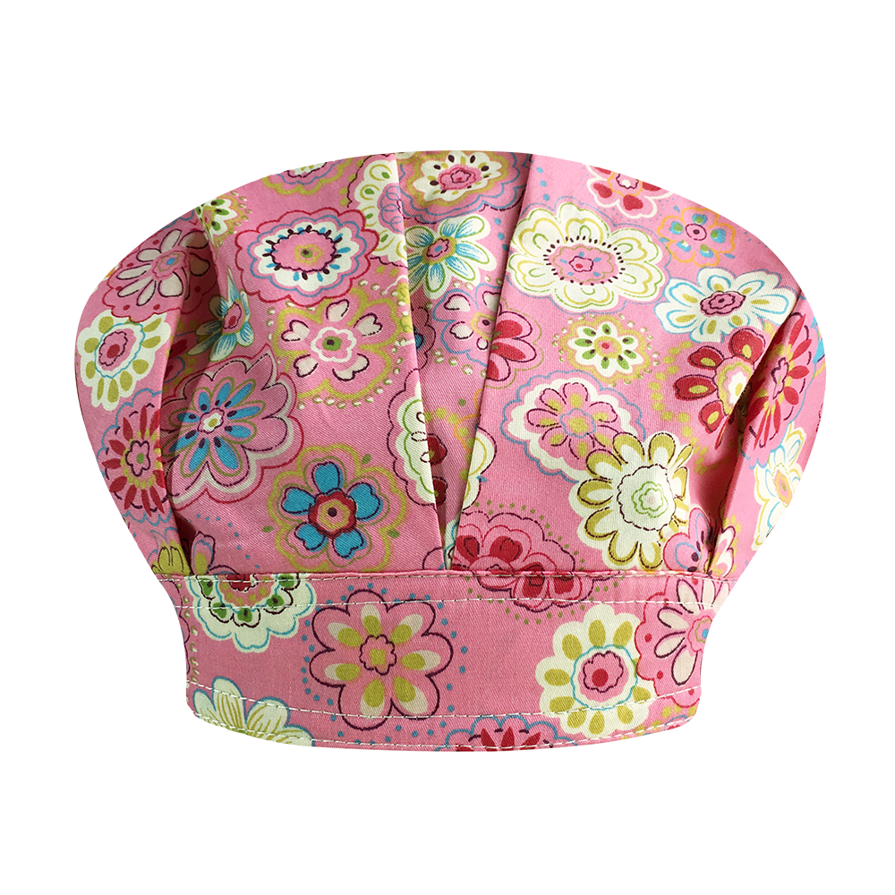 floral print hat adjustable scrub hat spa clothes ... – Vicedeal