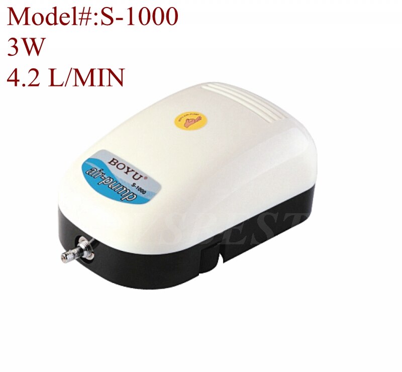 Akvarium tyst mini luftpump 220v med enkel dubbel ... – Vicedeal