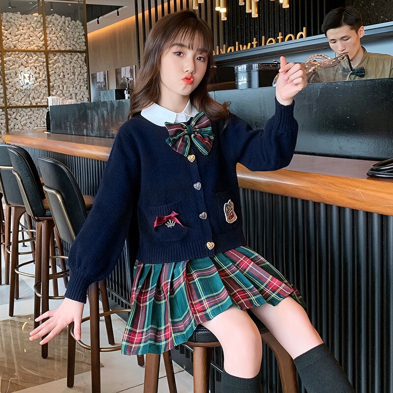 Spring Autumn Clothes Girls JK Uniform School Unif... – Grandado
