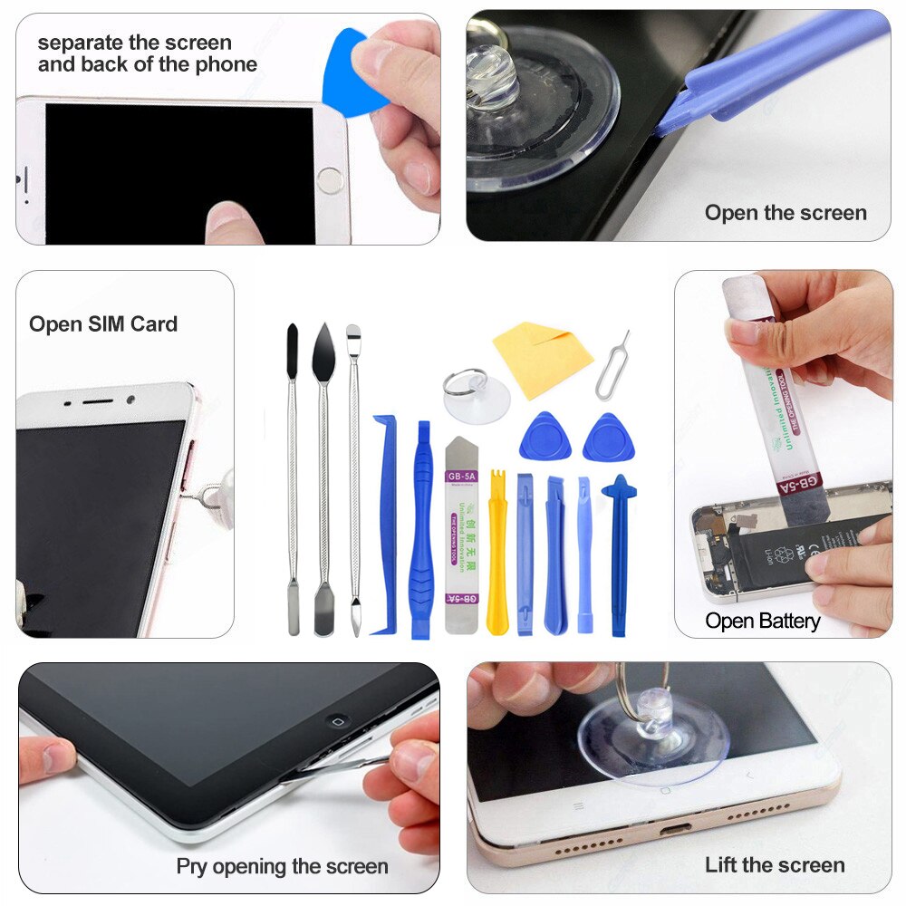 Metal Plastic Spudger Kit Blade Pry Smartphone Scr... – Vicedeal